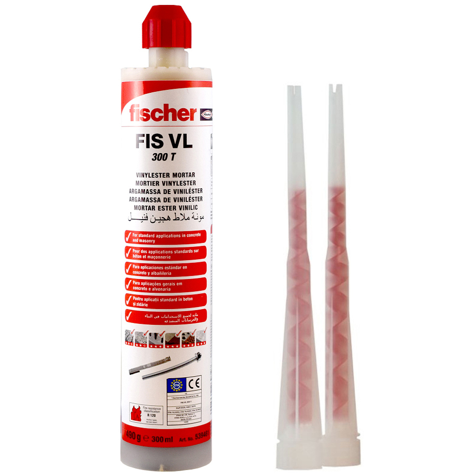 Anclaje químico vinil éster ref. fis vl 300 t - Ferreteria Puig